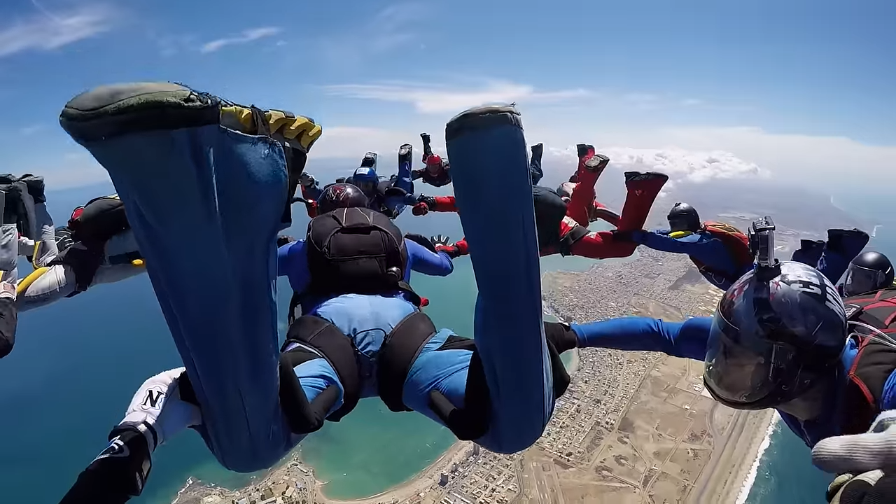 Watch this pilot jump from 11,000 feet with the US Air Force