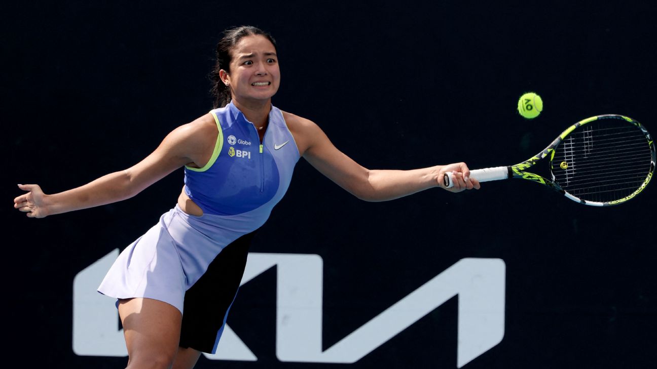 Filipina Alex Eala falls short against Alycia Parks in Australian Open ...