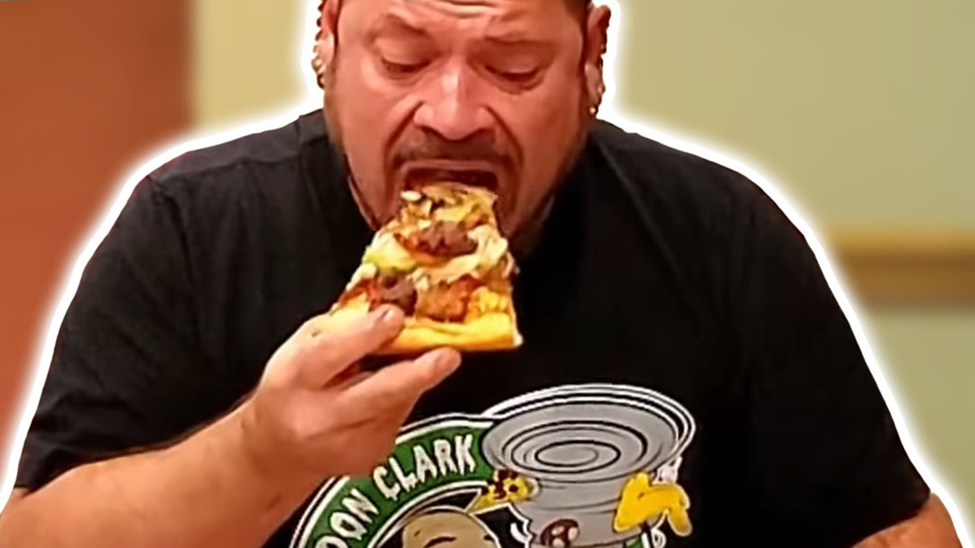 This pizza has every topping imaginable