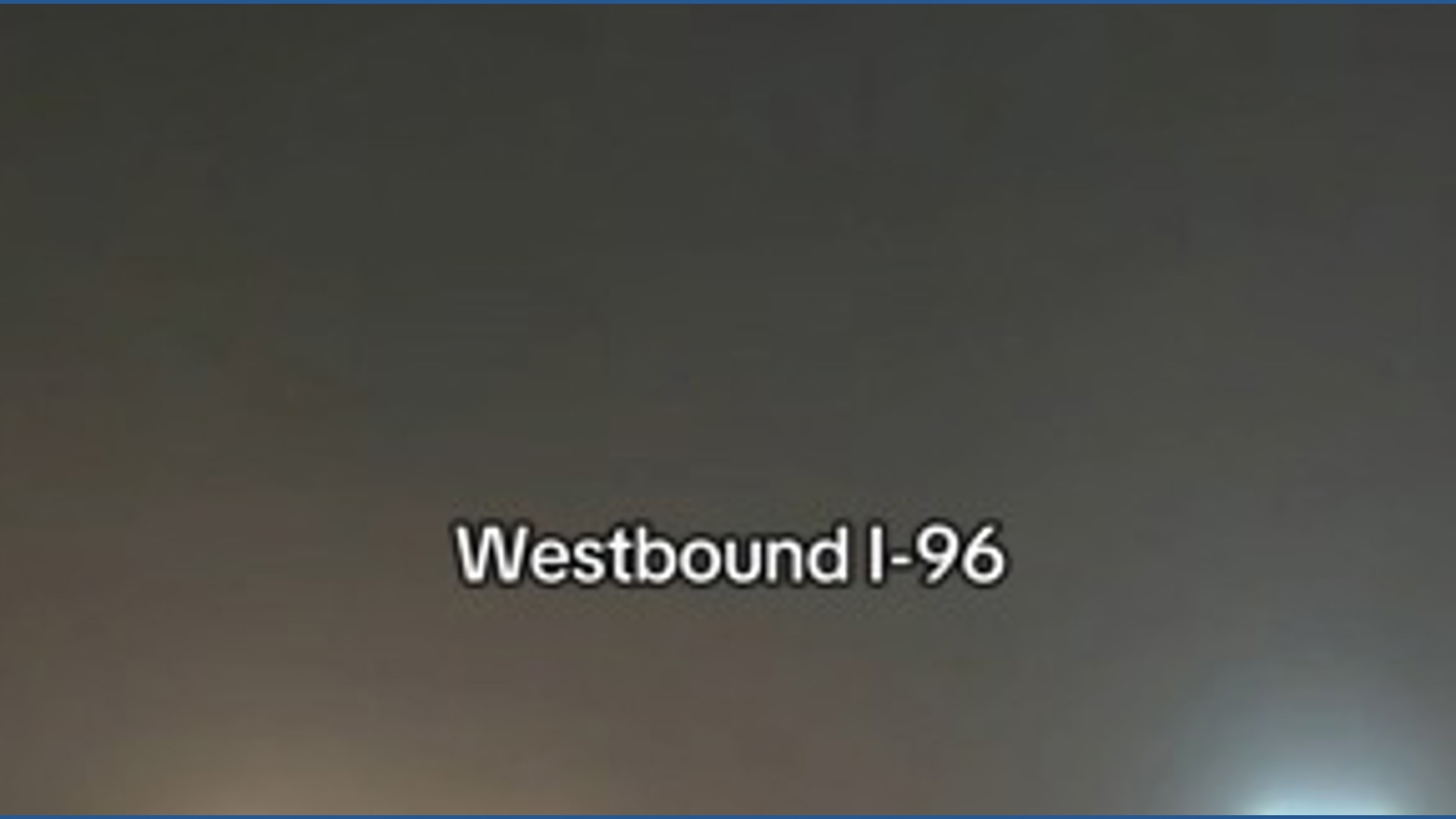 Monday morning road conditions