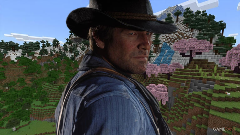 Minecraft player recreates Armadillo in Red Dead Redemption 2