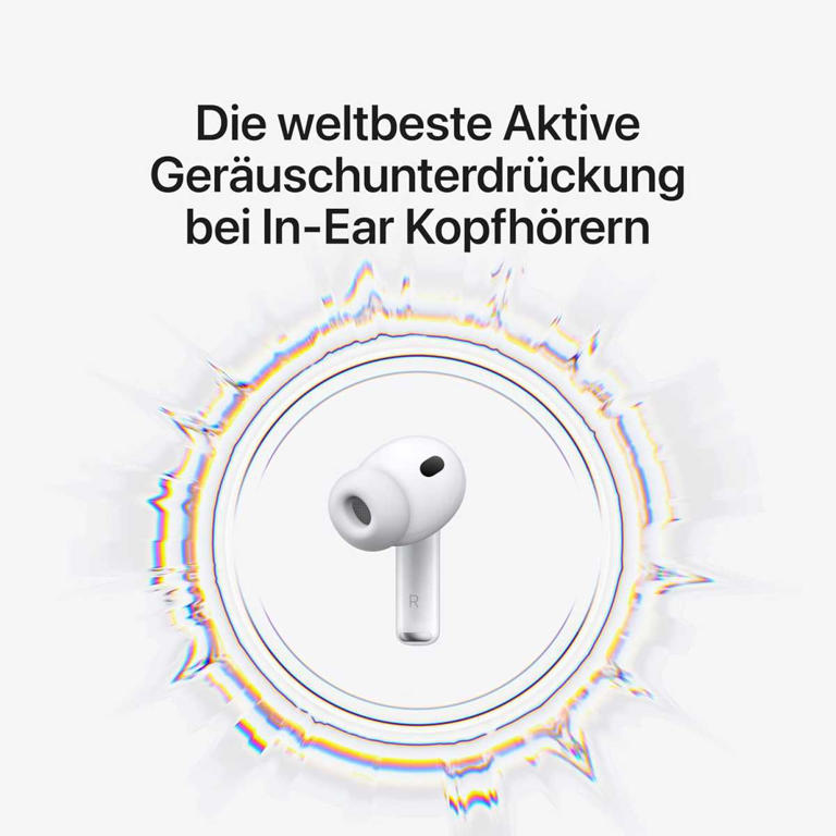 AirPods Pro 3 mit aktiver Geräuschunterdrückung 9 Prozent reduziert