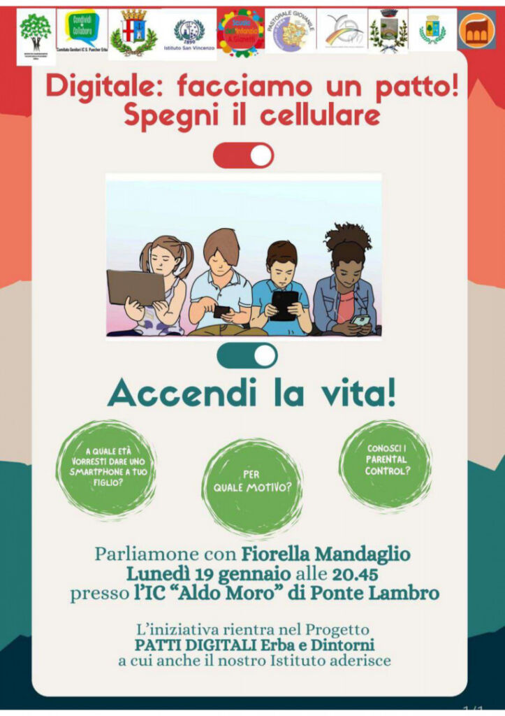 Uso del cellulare e figli: se ne parla all’IC Aldo Moro