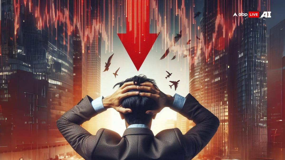 Share markets bleed out, Sensex crashes over 300 points, Nifty tests 25,550