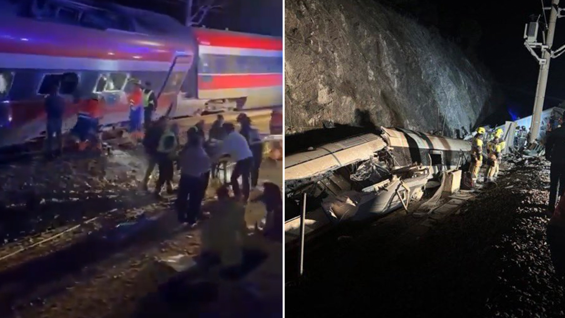 High-speed train derailment in Spain kills at least 21 people