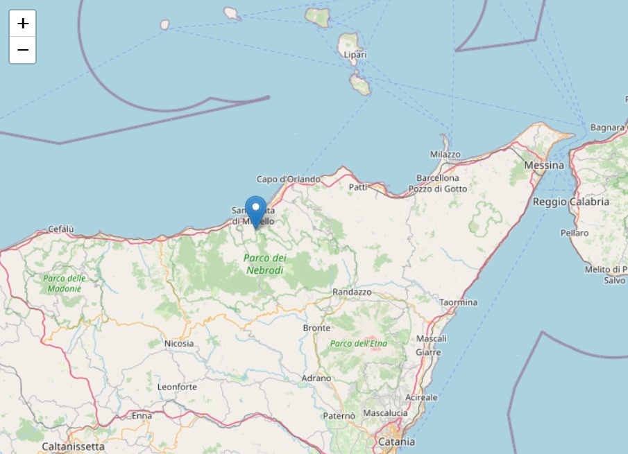 Mini sciame sismico sui Nebrodi. Serie di terremoti di magnitudo tra 2. ...