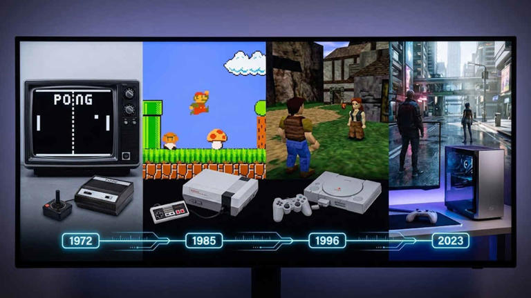 From Pong to path tracing: The leaps that built modern game graphics