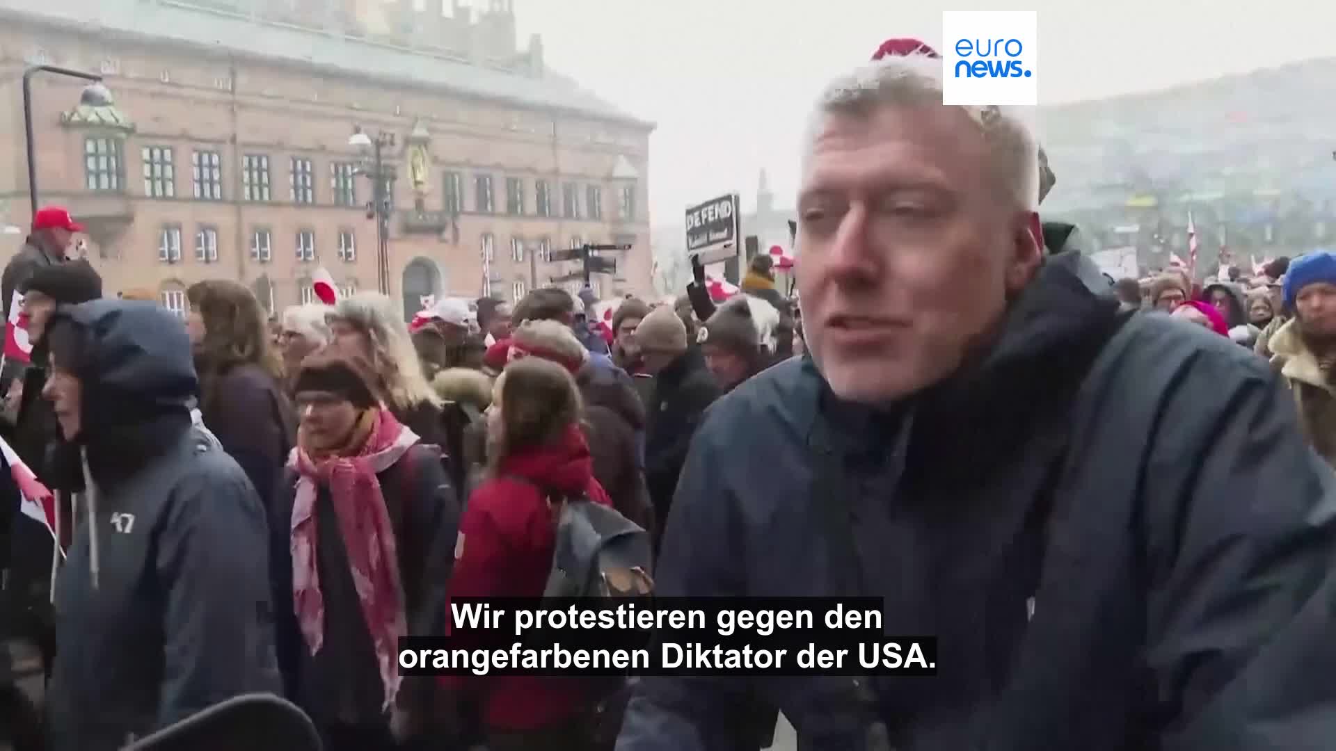 Hände weg von Grönland: Tausende protestieren in Dänemark