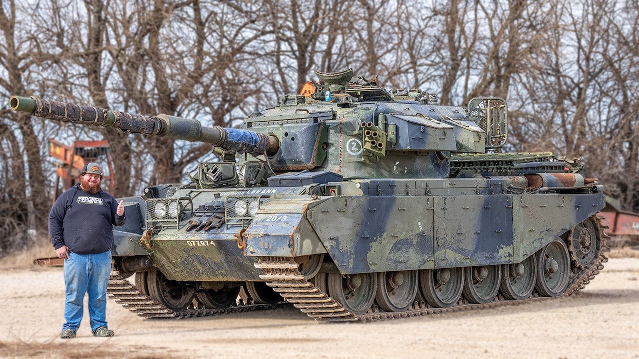 Even the police didn’t know what to do when we pulled up in a tank