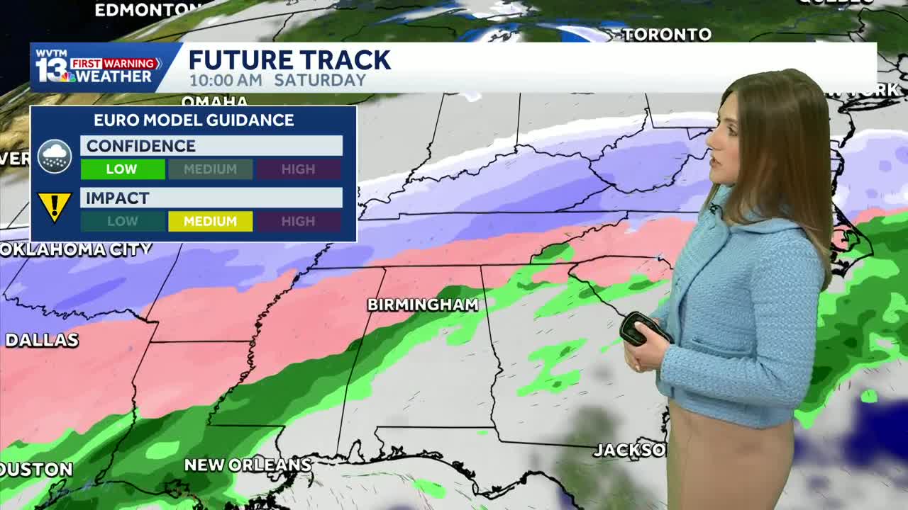 Tracking cold January days and a chance of rain, snow, and ice in the ...