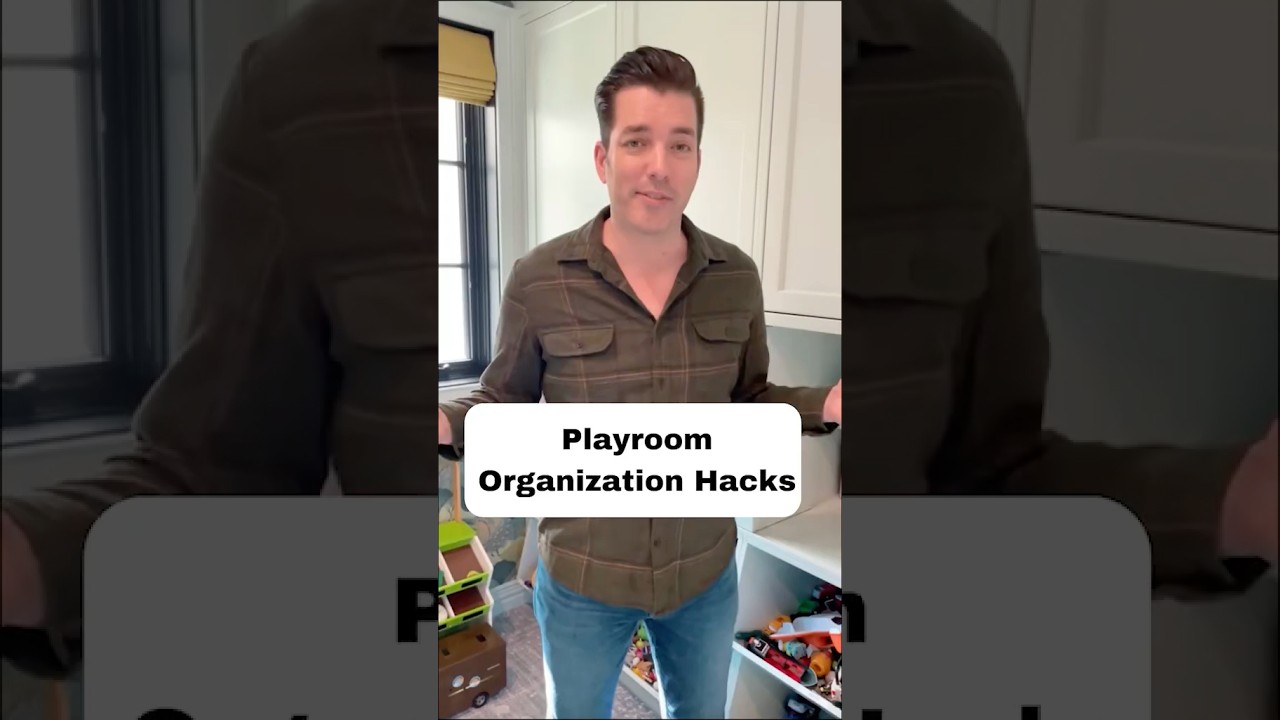 Jonathan Scott shares playroom organization hacks