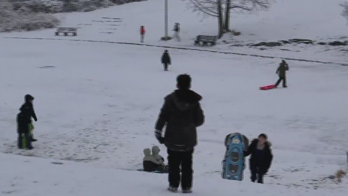 How much snow fell in NY, NJ during weekend storm?