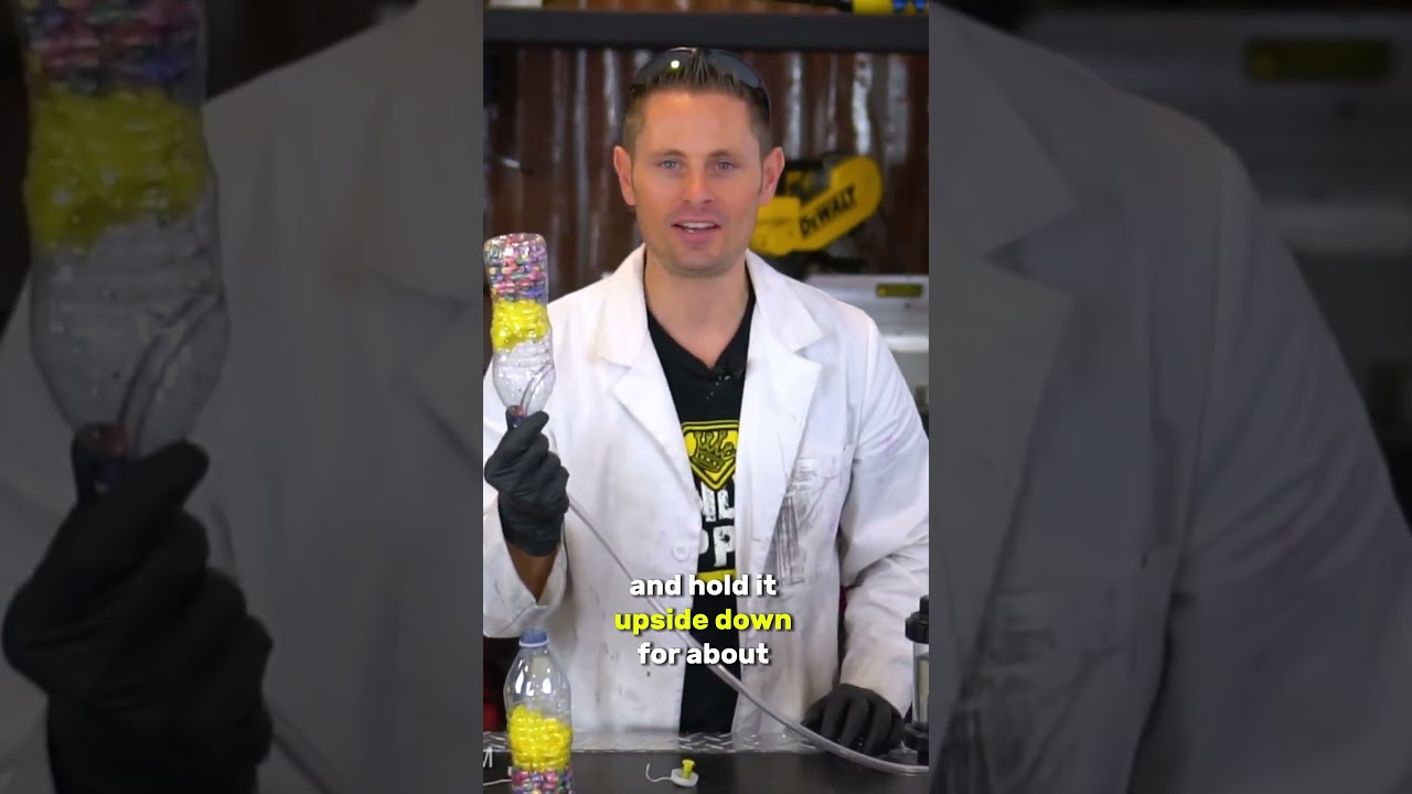 Testing oversized party poppers that are larger than life