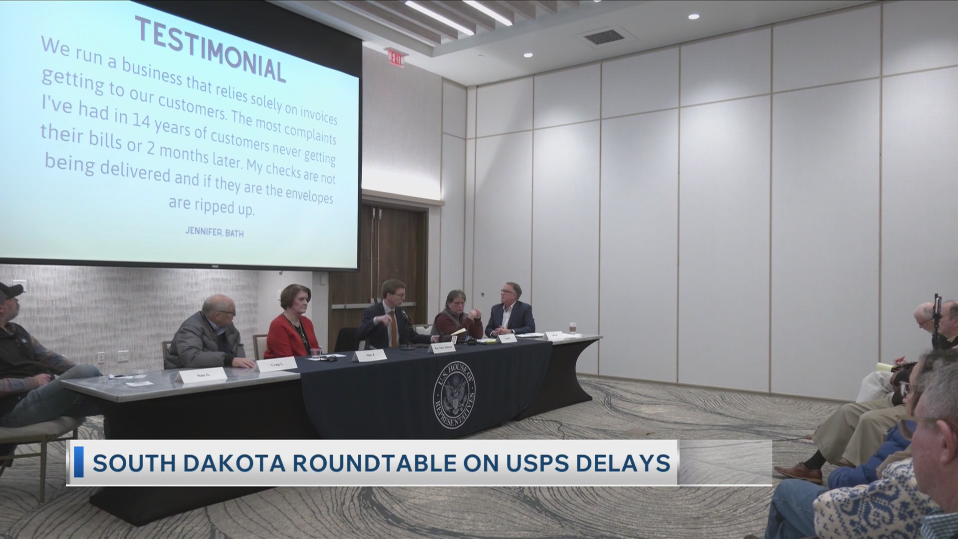 South Dakota roundtable on USPS delays