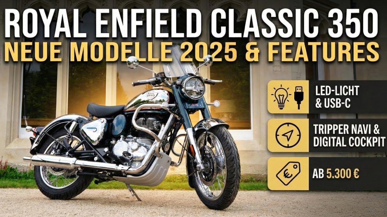 Royal Enfield Classic 350: Das ist neu am Kult-Bike 2025
