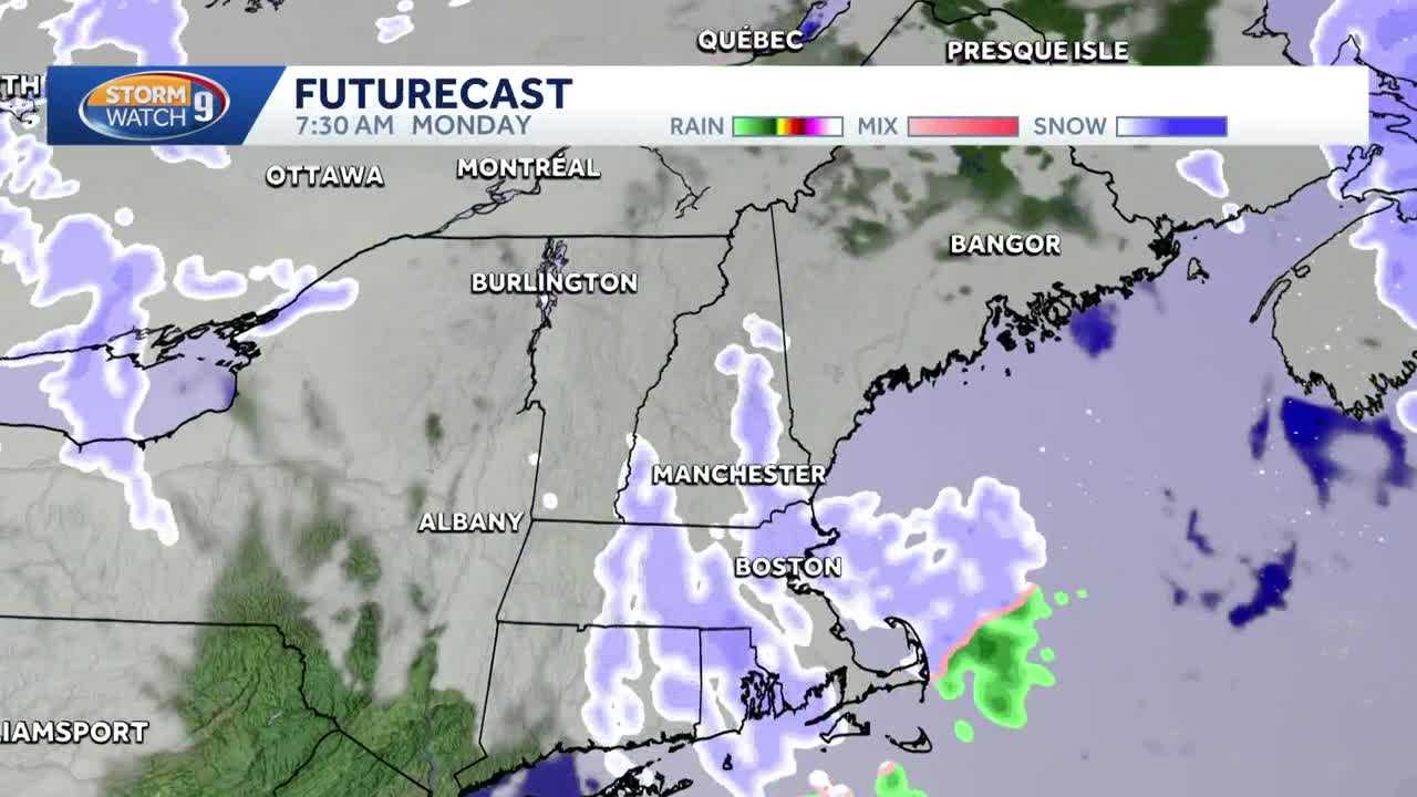 Lingering snow, flurries continue Monday across southern, central New ...