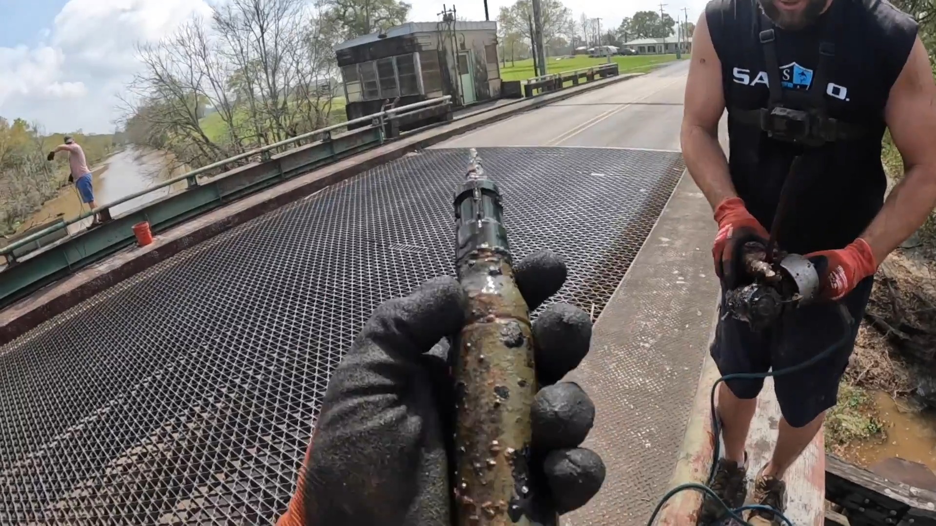 Who failed to track this military hardware until magnet fishing did the job