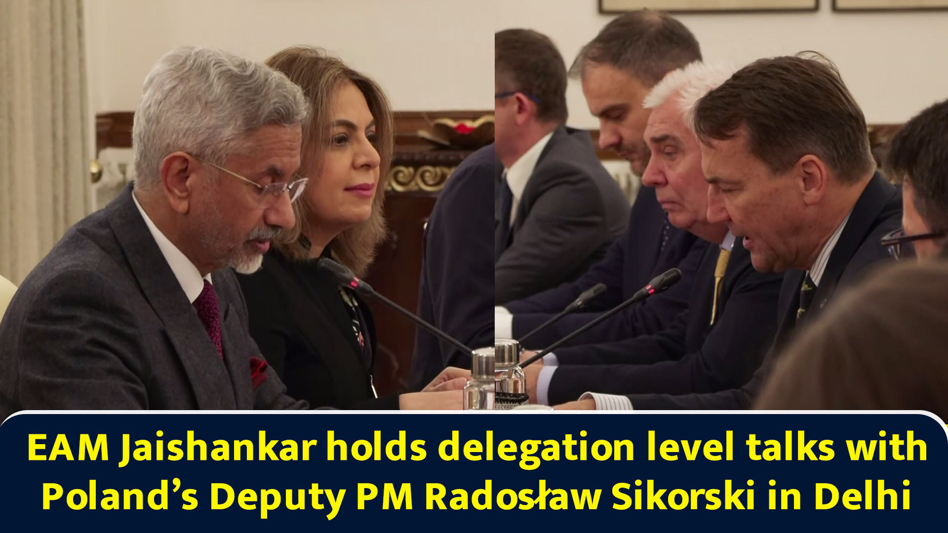 EAM Jaishankar holds delegation level talks with Poland’s Deputy PM ...