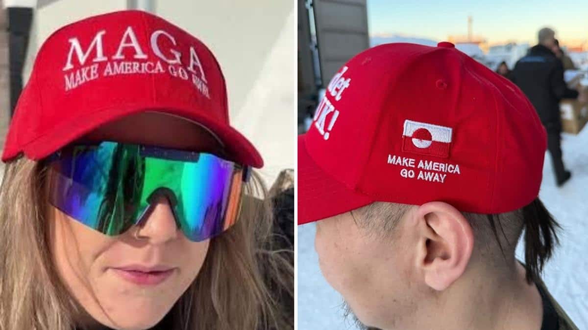 'Make America go away': Greenland dons new MAGA hat amid mass protests ...