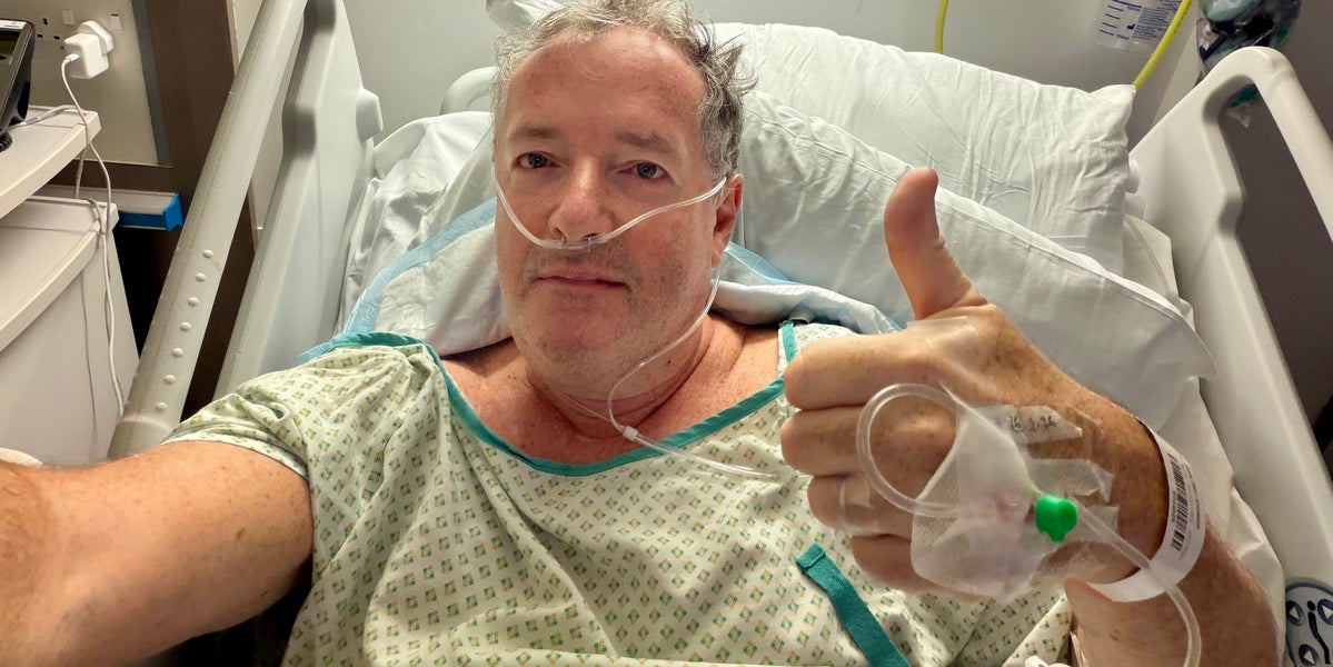 Piers Morgan Piers Morgan Recovering From Hip Replacement Surgery After ...
