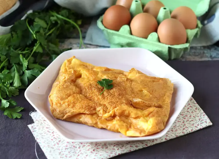 Frittata with air fryer, a light recipe that won't dirty your frying pan!