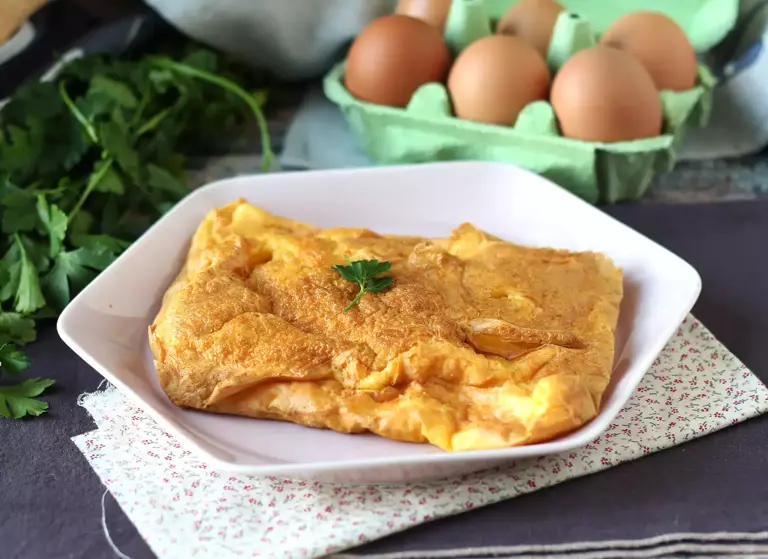 Frittata with air fryer, a light recipe that won't dirty your frying pan!