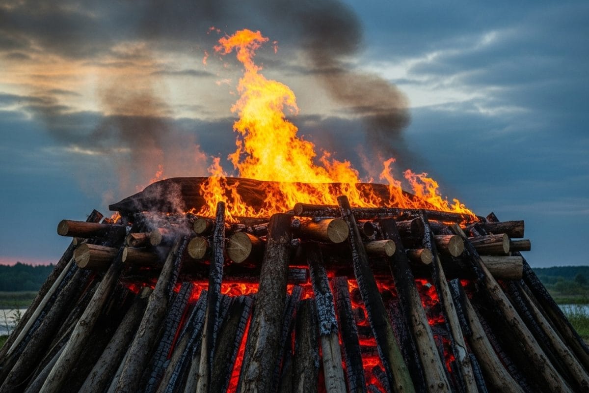 MP man bathes in funeral pyre ashes, takes bones home from crematorium ...