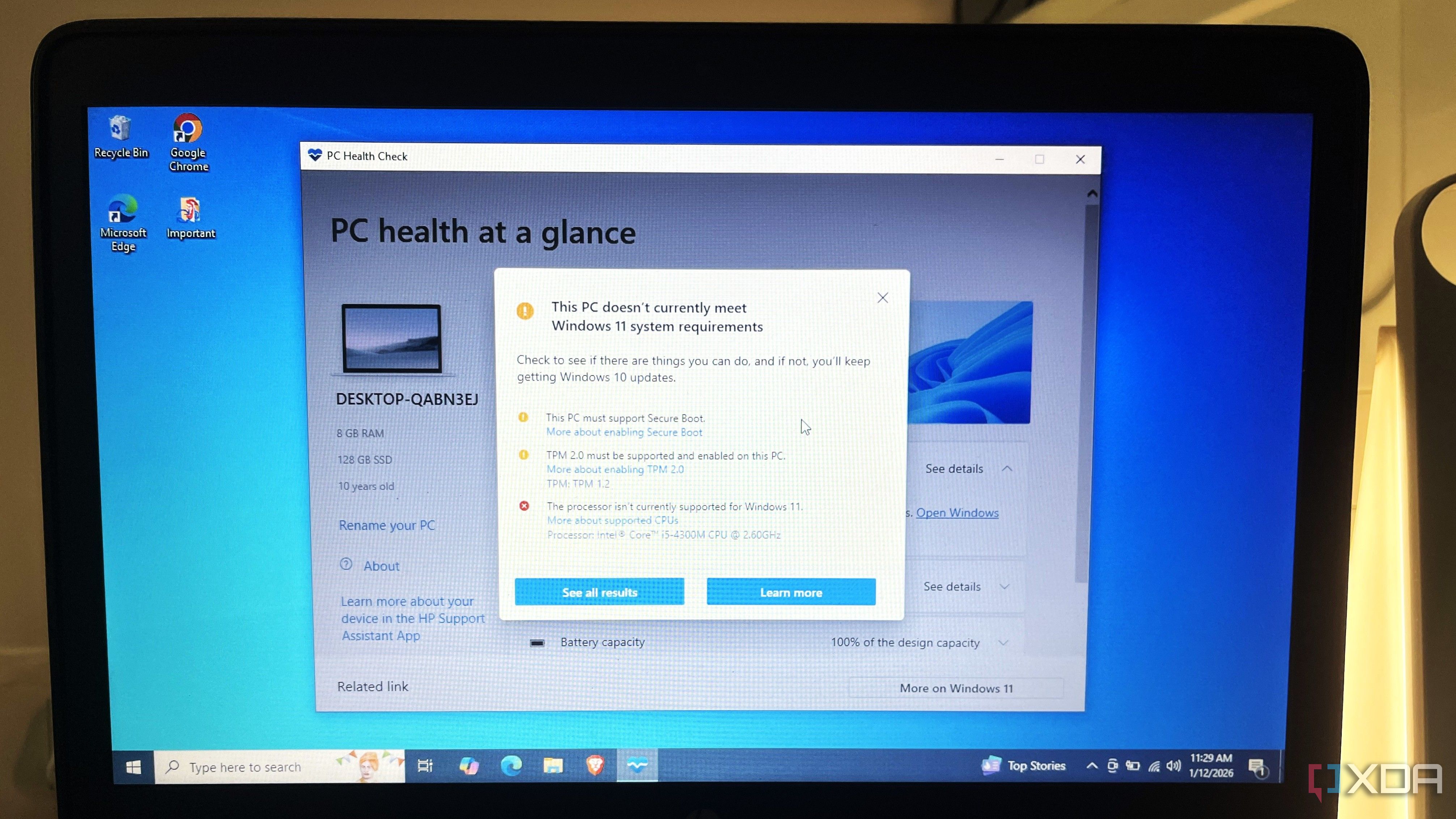 Microsoft says I can’t use my old CPU/laptop with Windows 11, but it’s ...