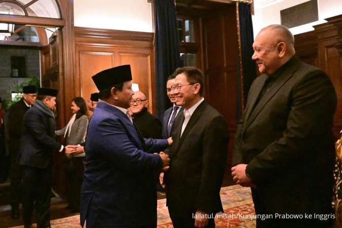 Tiba di London, Prabowo disambut diaspora dan pelajar perantauan