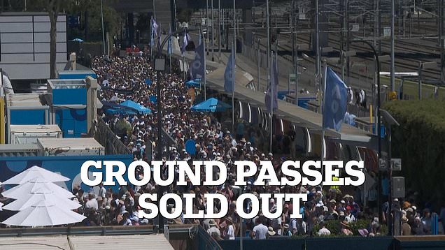 Australian Open ground passes sell out for day one