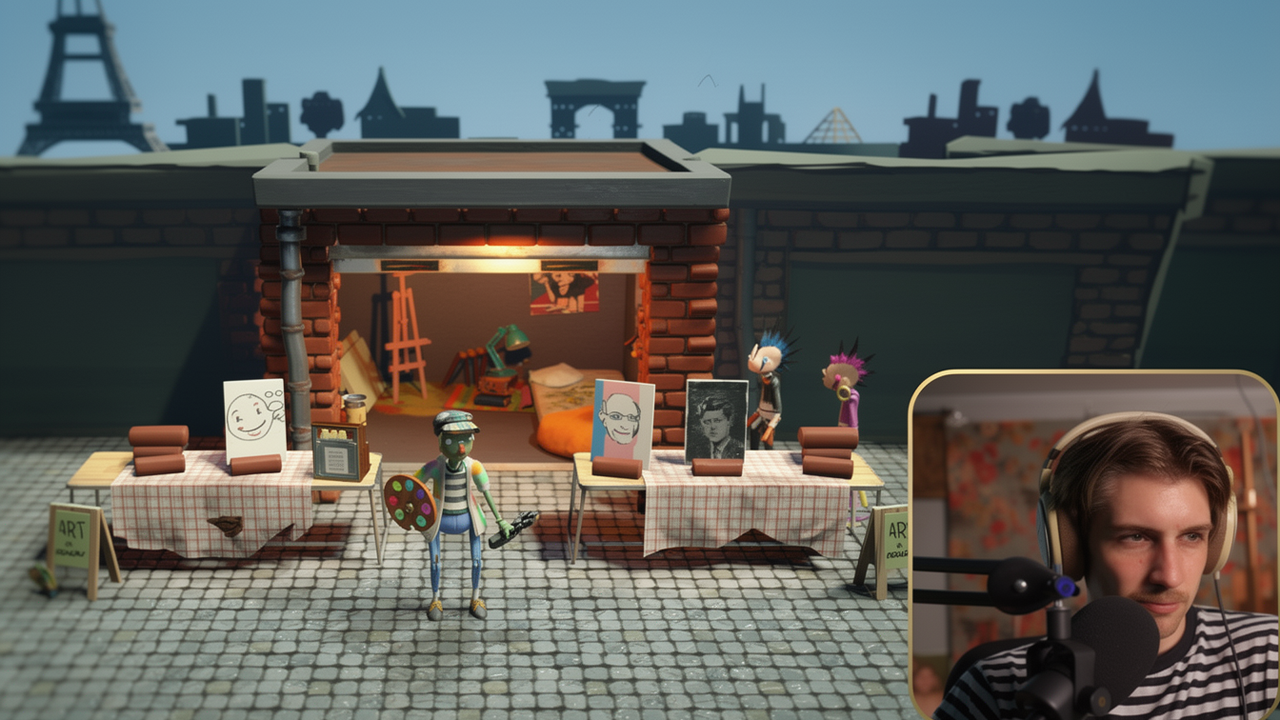 How oil painter players navigate the Starving Artist Simulator in a ...