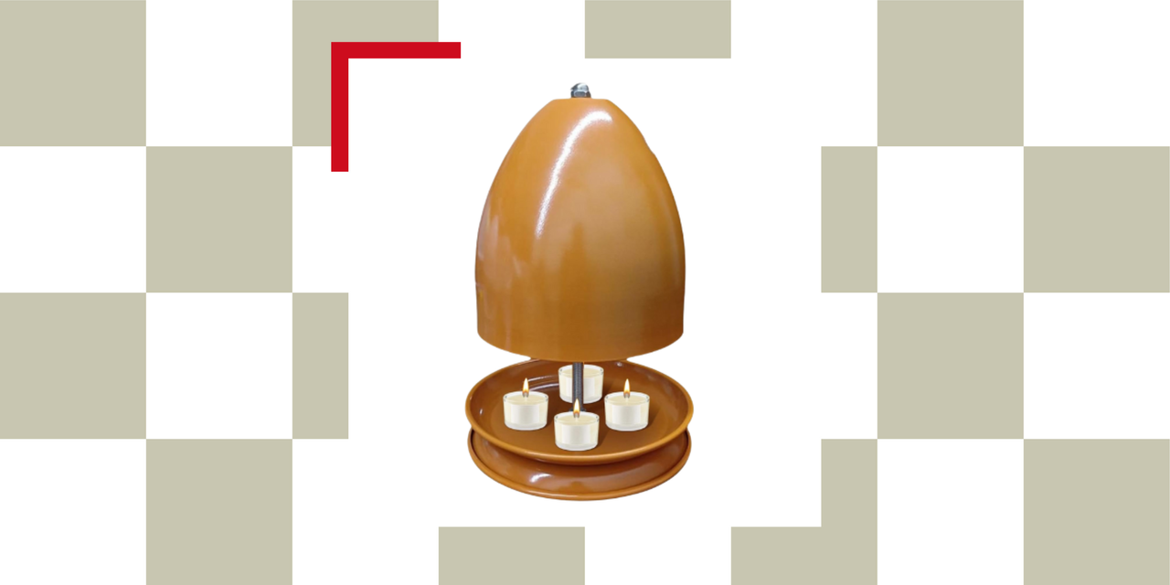 A 'Tealight Radiator' is a chic alternative tabletop heater