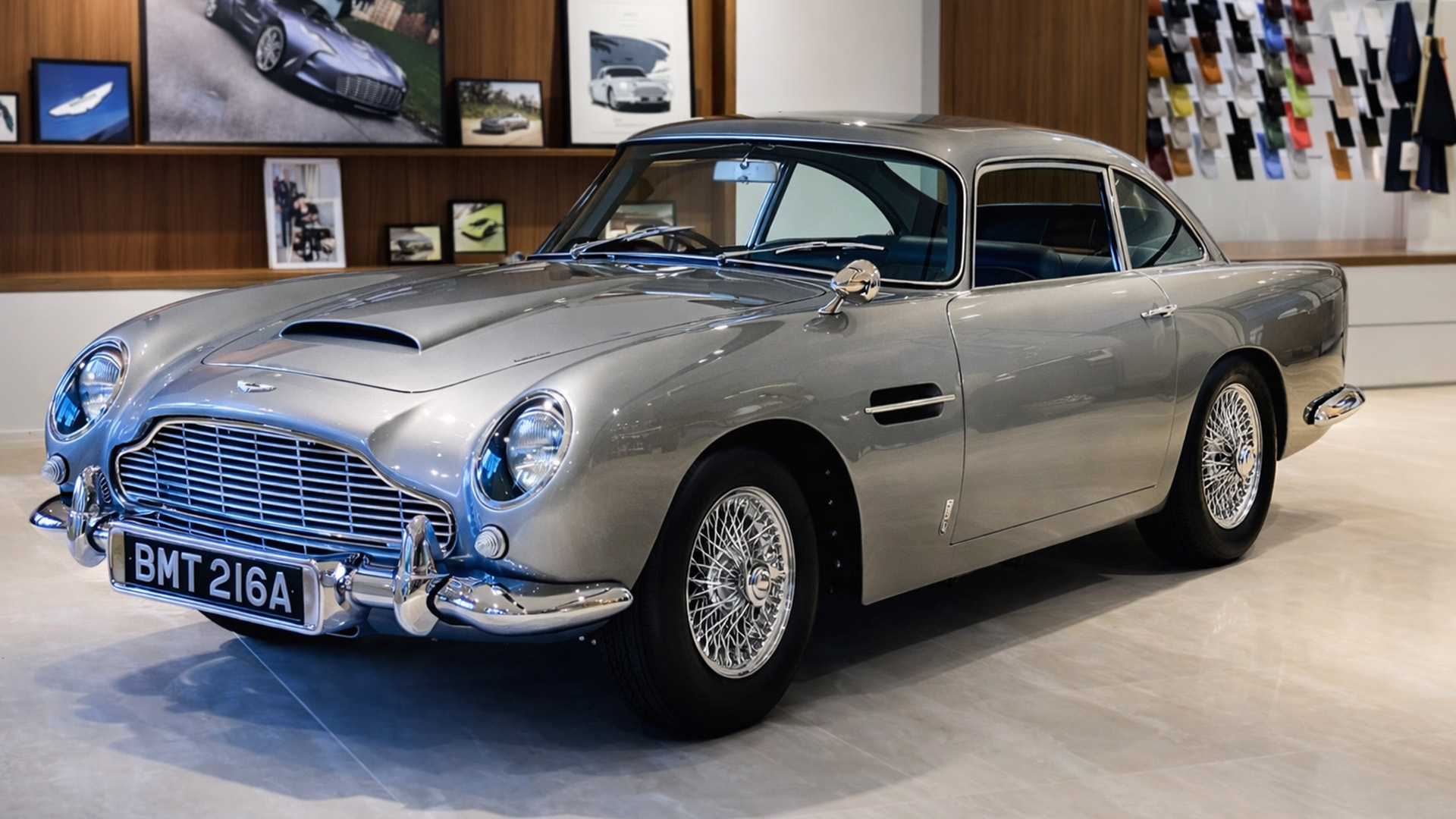 Exploring James Bond’s real Aston Martin DB5
