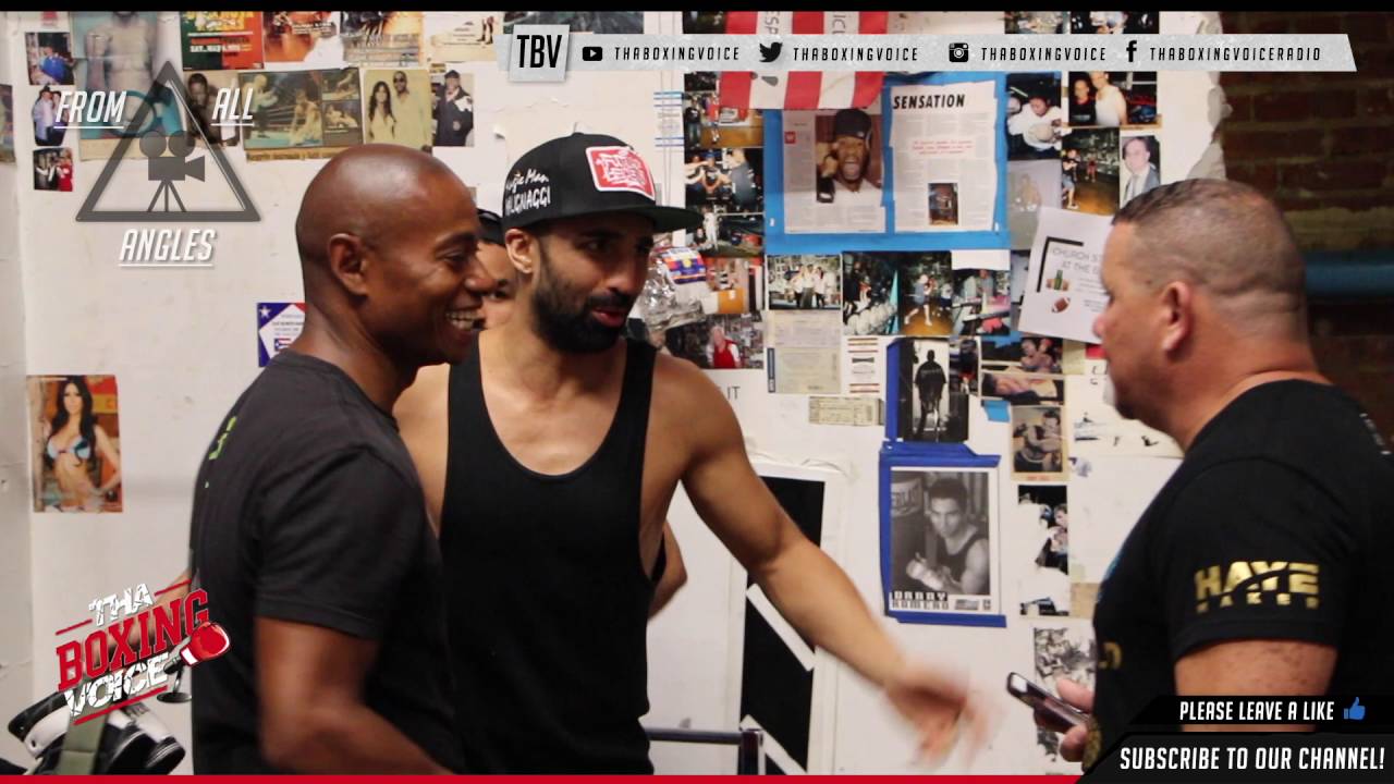 Paulie Malignaggi vs Gabriel Bracero TBV from all angles Church Street ...