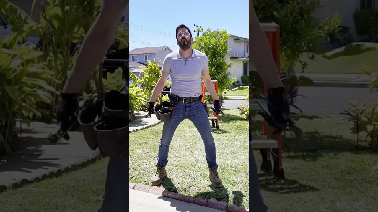 See Drew Scott push Jonathan Scott through relentless on-set teasing