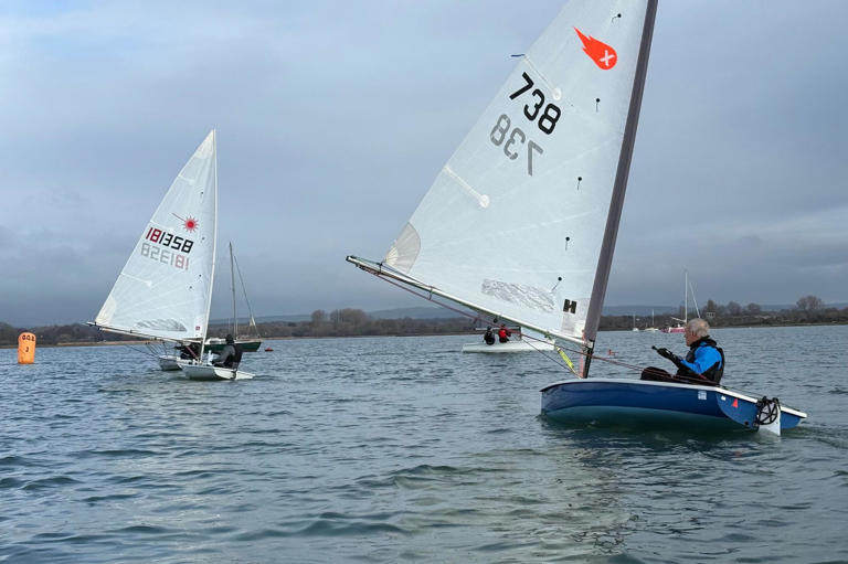 Dell Quay sailors' Frostbite series continues in competitive fashion