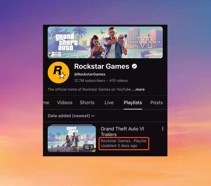 Is Rockstar preparing a surprise GTA 6 trailer? YouTube playlist update ...