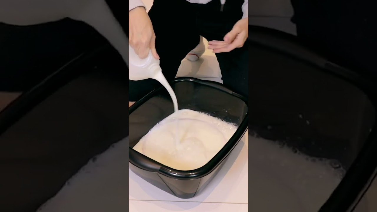 See how I tried fixing a broken plate using only milk