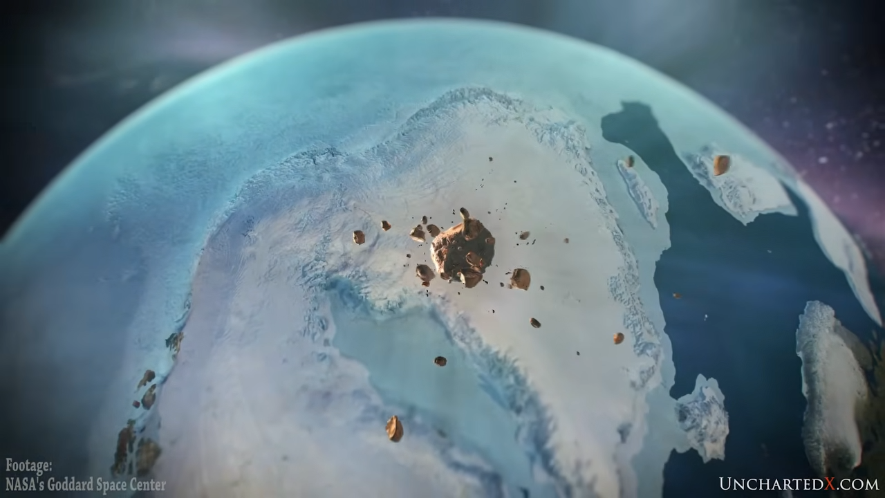 "Ice age ended" - This was not a slow process