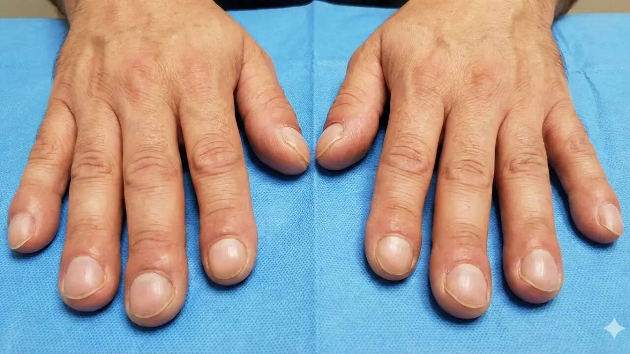 Lung cancer symptoms can show up on your fingers: Here’s what to look for