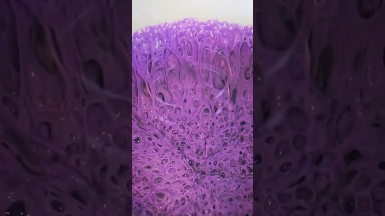 Silicone inside a vacuum chamber