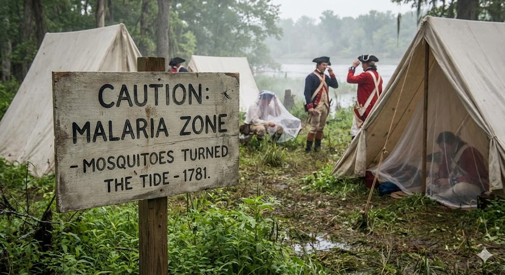 Mosquitoes and malaria turned the tide in the American Revolution