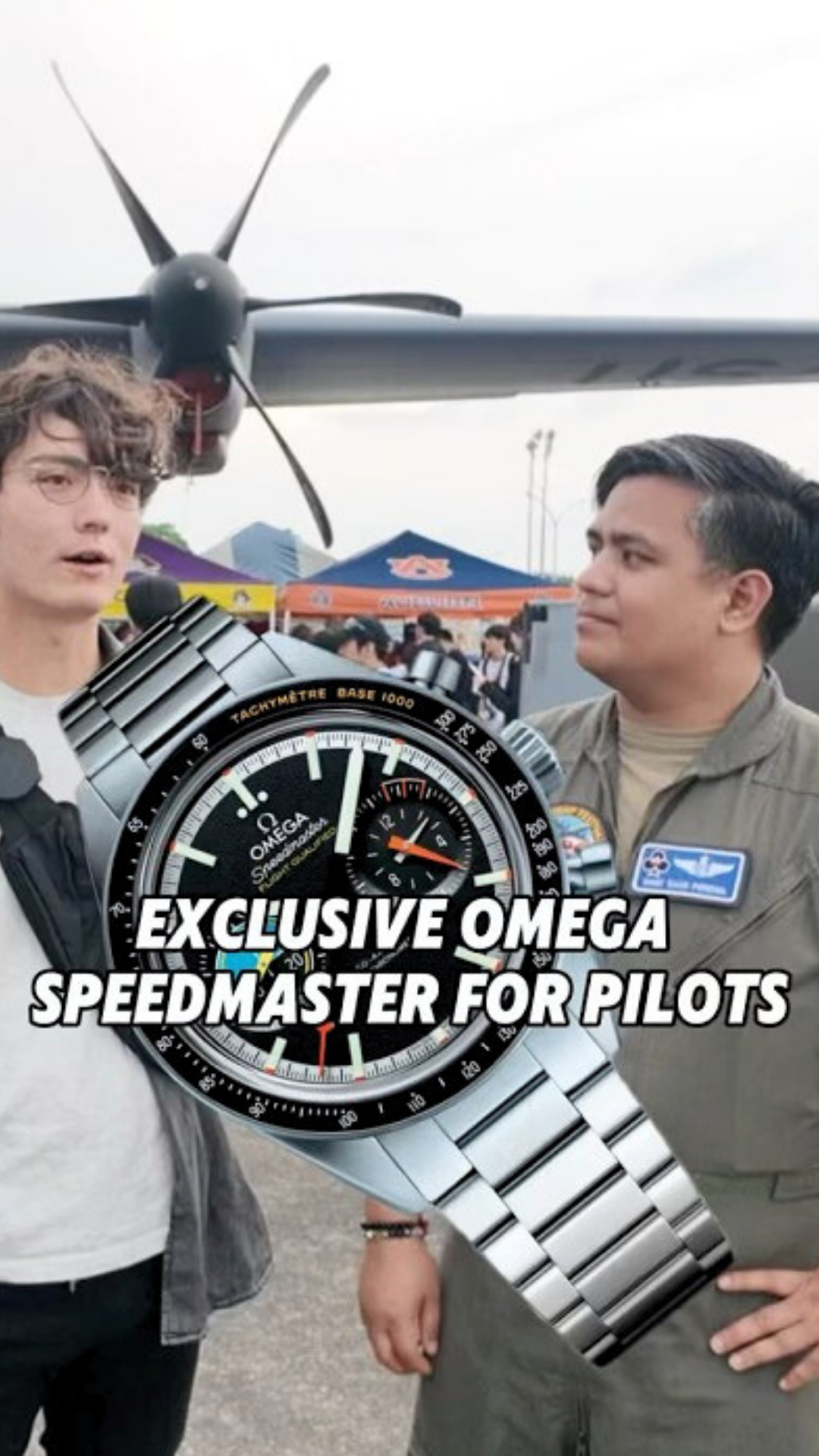 Omega Speedmaster made only for qualified pilots explained