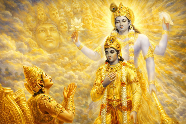 How did the Bhagavad Gita predict modern stress and chaos?