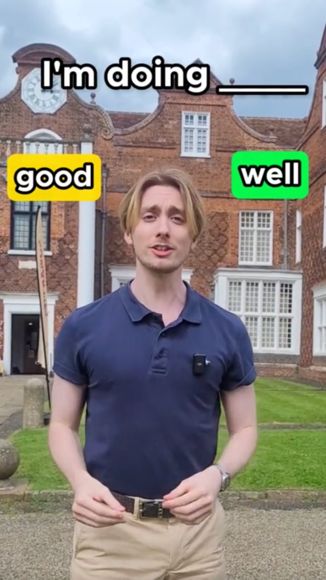 Doing well or doing good? A common English mistake