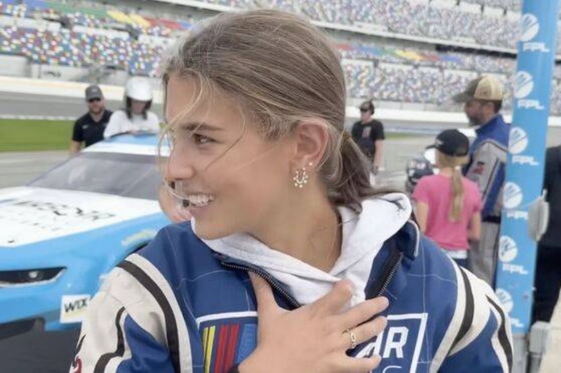Trump's granddaughter Kai 'almost passed out' as she experiences NASCAR ...