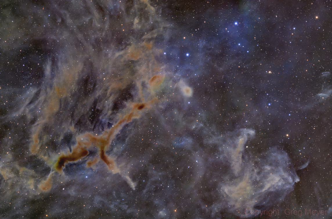 A giraffe-shaped shadow in deep space is quietly taking over social media