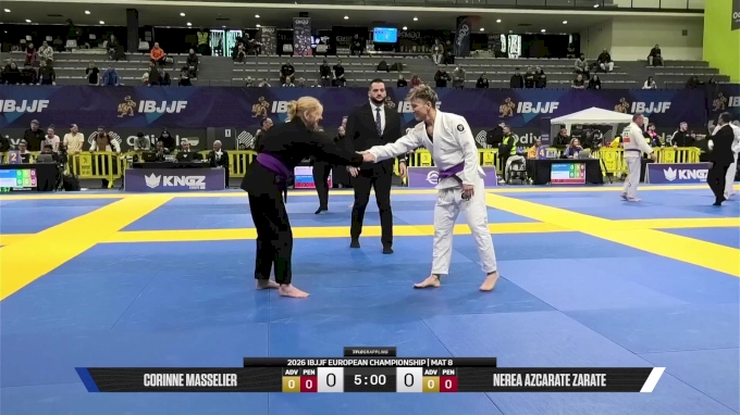 Nerea Azcarate Zarate vs Corinne Masselier 2026 European Jiu-Jitsu ...