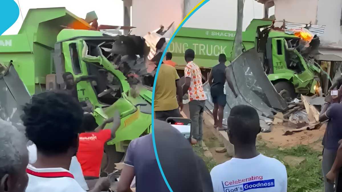 Two children, others killed after tipper truck crashes into a salon at ...