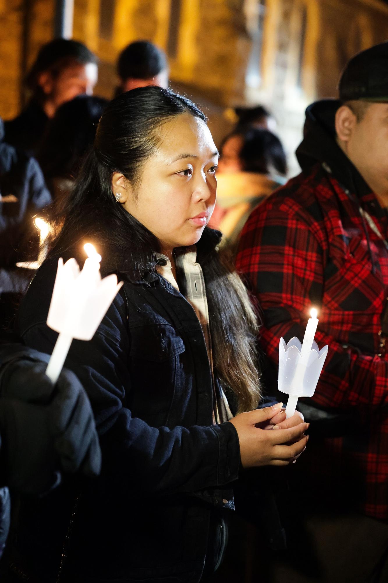 Pictures: Vigil held in north Belfast to remember tragic Ralph Singco ...